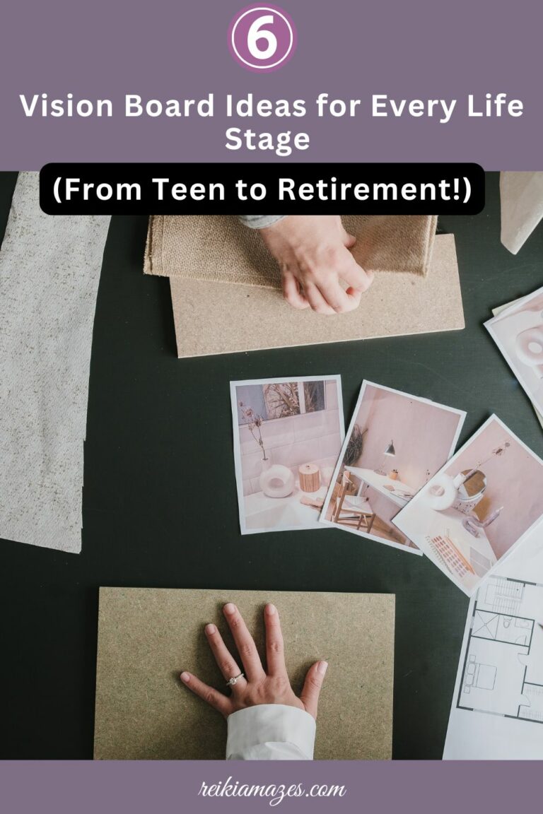 6 Vision Board Ideas For Every Life Stage (From Teen To Retirement!) | Reiki Amazes